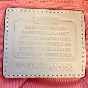 Coach | Bags | New Coach F27783 Peach Multicolor Resort Small | Poshmark